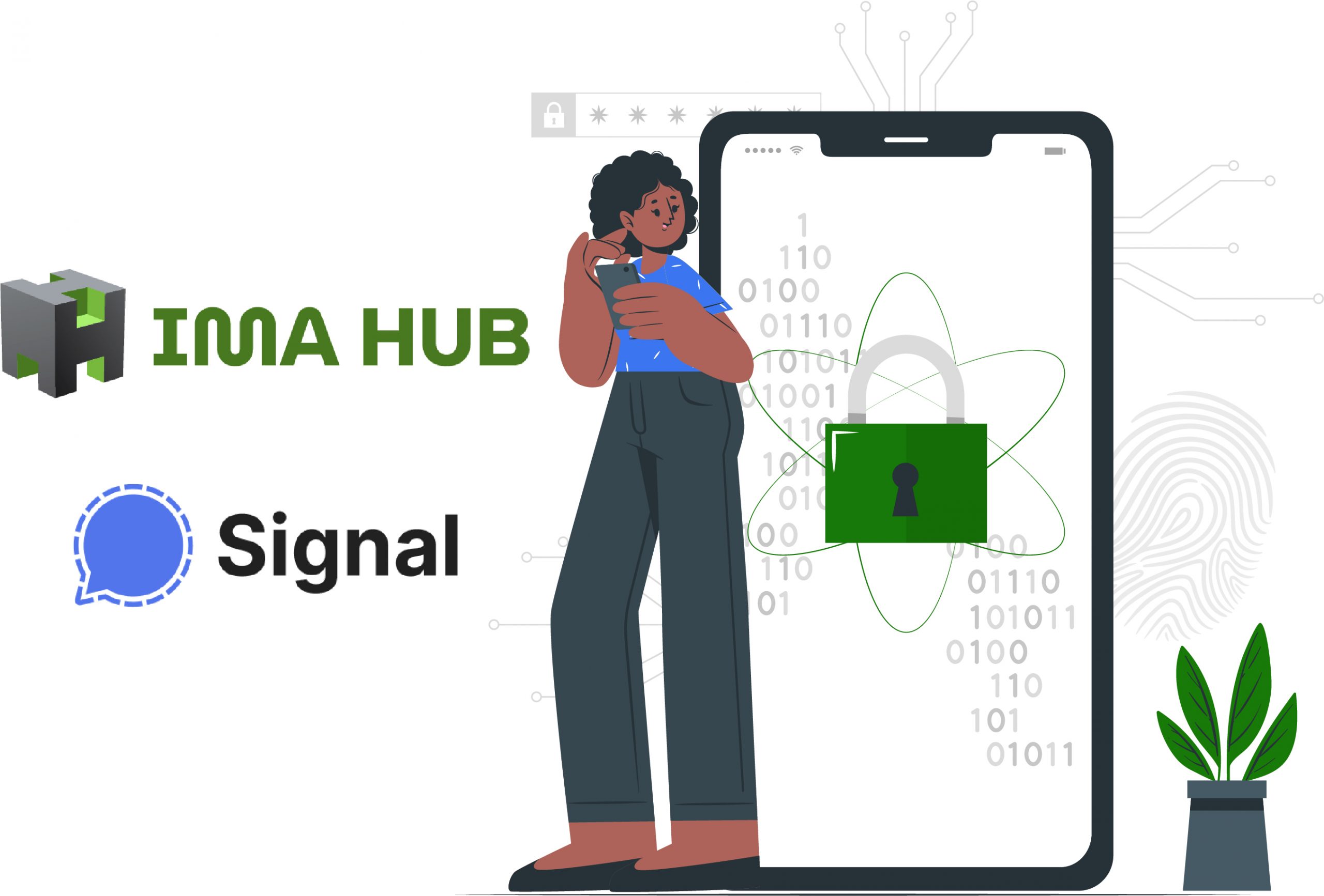 Ima-Hub utilizes signal protocol for security of communication between ...